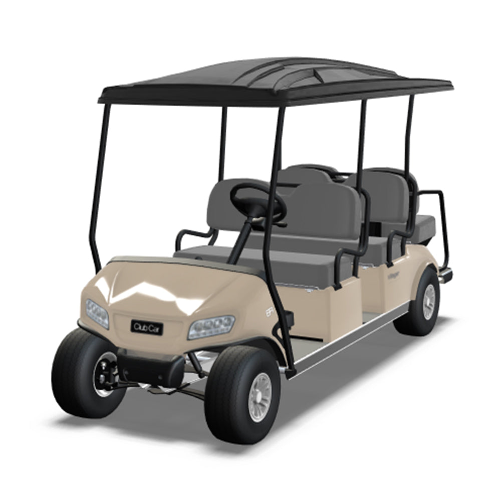 New Club Car Villager 6 6-Passenger Electric Golf Car - Base – Electric ...